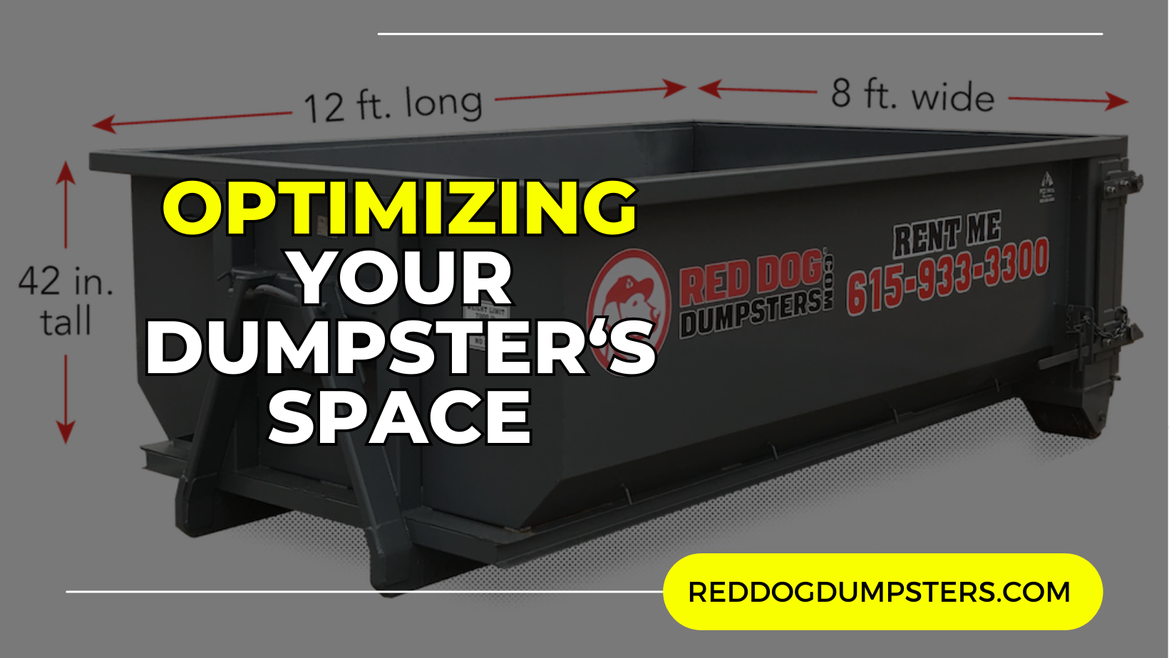 Maximizing Space: Tips for Efficiently Loading Your Dumpster - Red Dog ...